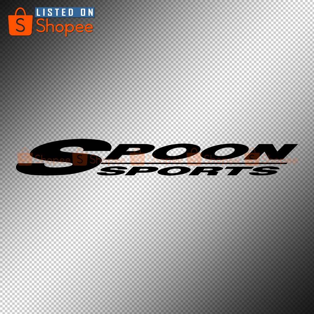 1X Spoon Sport Sticker | Weather Proof Die-cut decals | 7 inches for ...