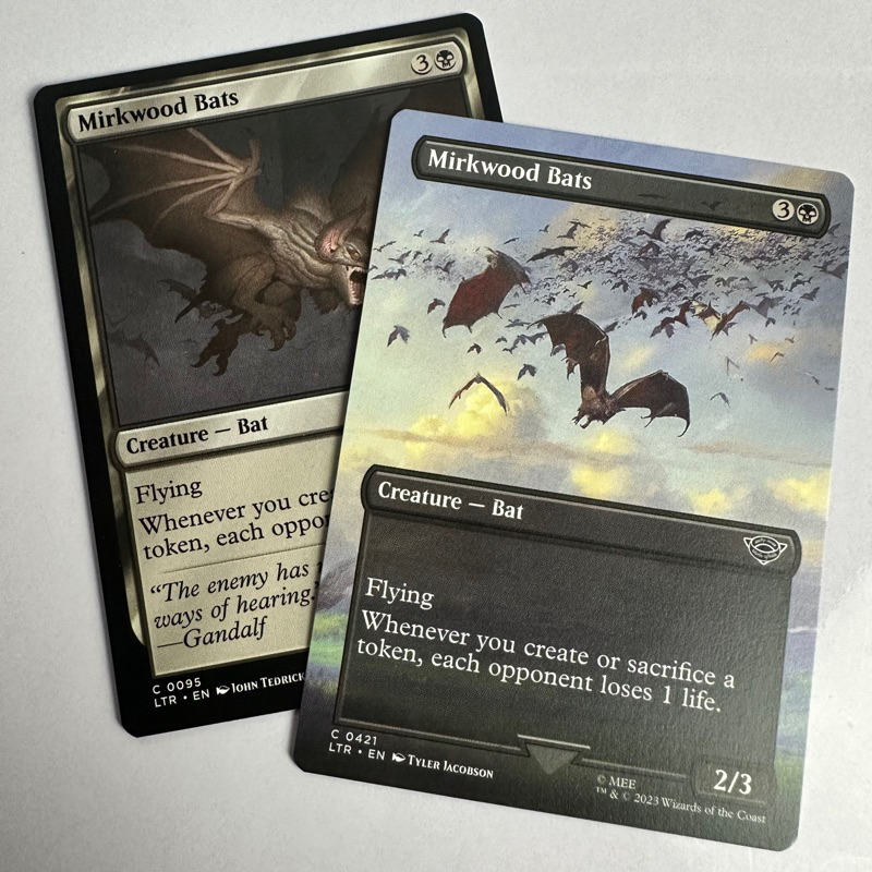 MIRKWOOD BATS | LTR THE LORD OF THE RINGS | BLACK | MTG MAGIC THE ...
