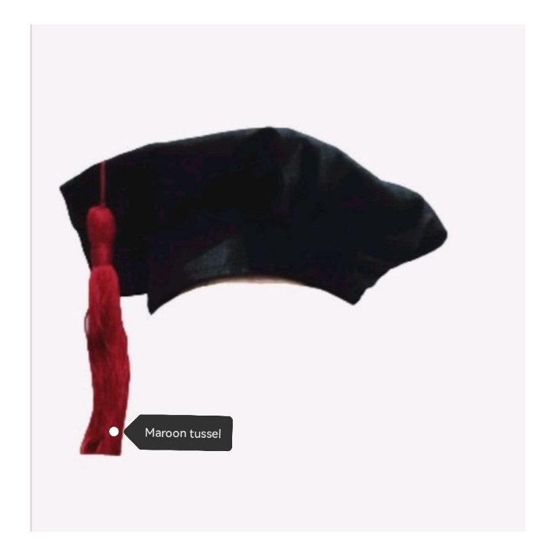 Masteral and Doctorate Academic Beret Graduation Cap with tassel ...