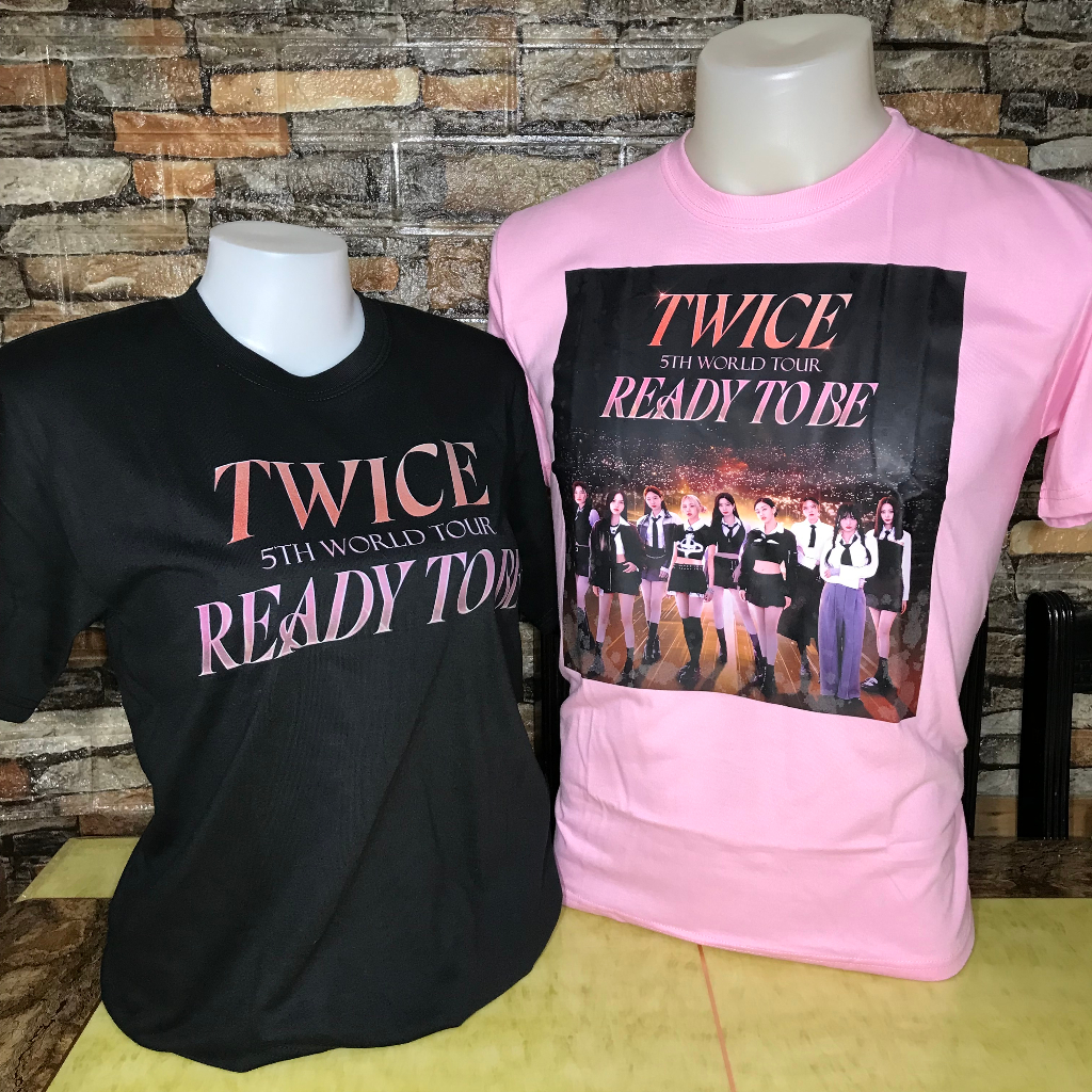 Twice Ready to be concert tshirt shirt Kpop apparel blackpink cotton ...