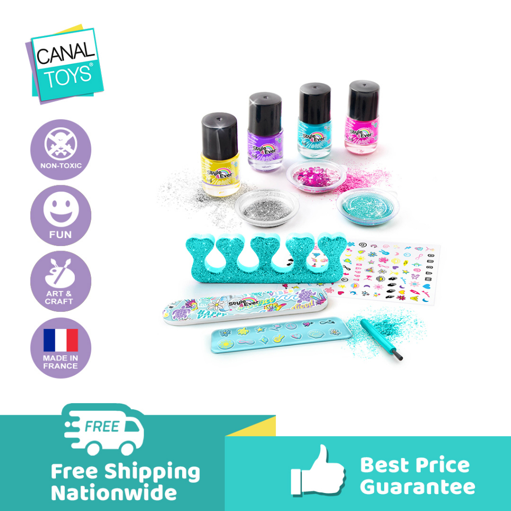 Canal Toys OFG194 Style 4 Ever Glitter Nail Art Kit | Shopee Philippines