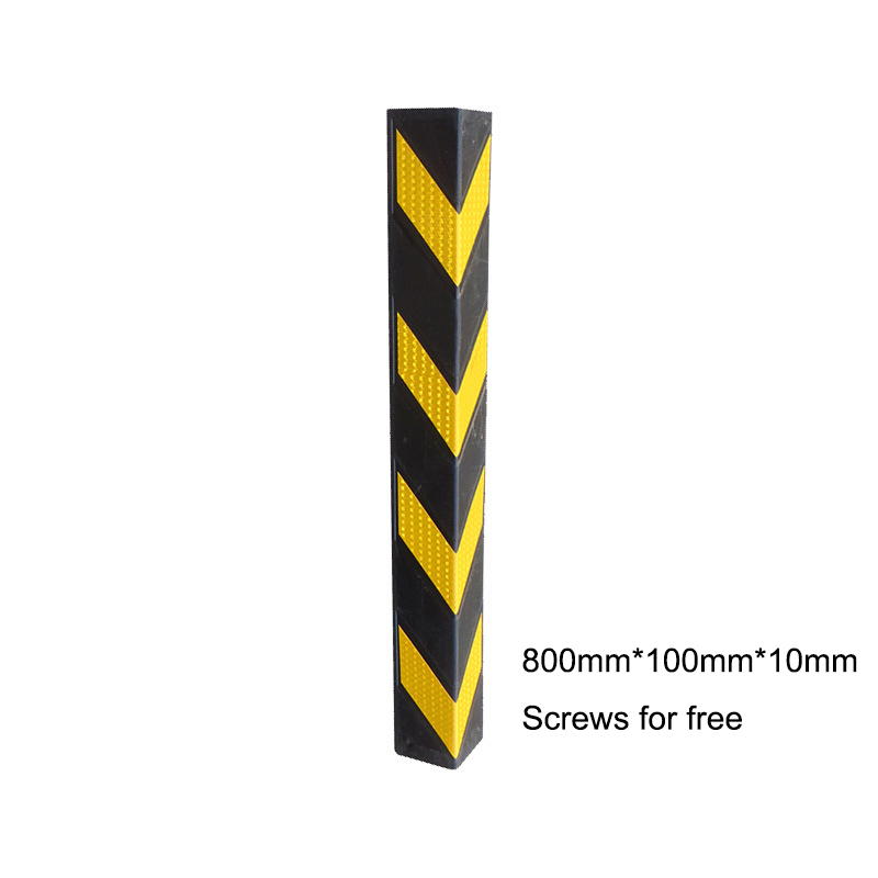 Heavy Duty Rubber Corner Guard, Garage Corner Protector, Reflectorized ...