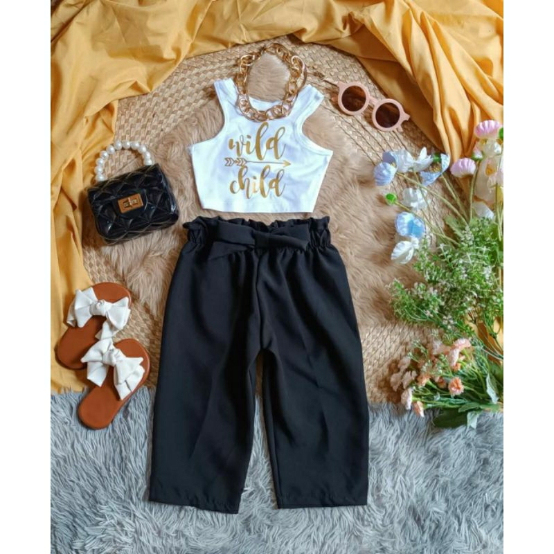 Jane Top Trouser Terno ( top - assorted print ) | Shopee Philippines