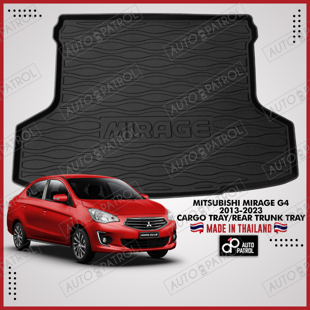 Mitsubishi Mirage G4 2013-2023 Rear Trunk Tray or Cargo Tray V2 ...