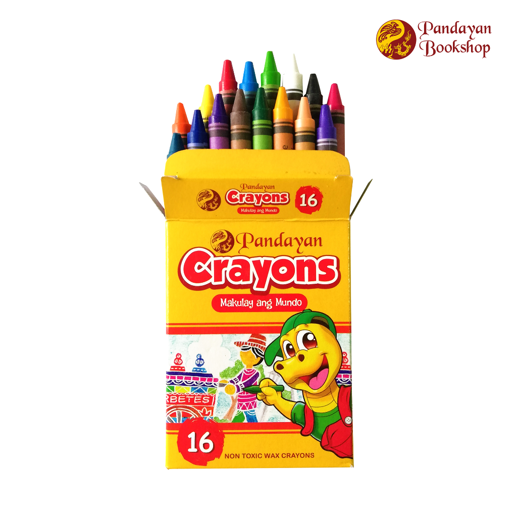 Pandayan Crayons Makulay ang Mundo Non Toxic Wax Crayons | Shopee ...