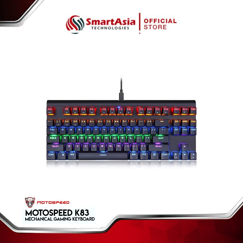 Motospeed K83 Mechanical Gaming Keyboard (Wireless 2.4GHz/Bluetooth ...