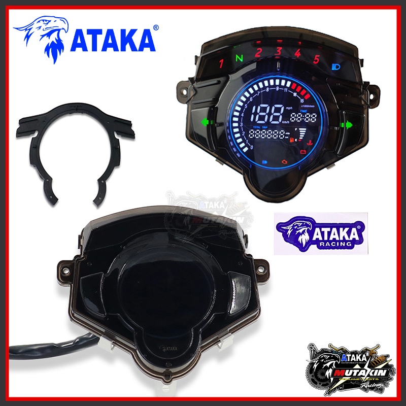 ATAKA Racing Meter Assy Sniper135 LC135 V2 V3 V4 V5 V6 V7 Digital Meter ...