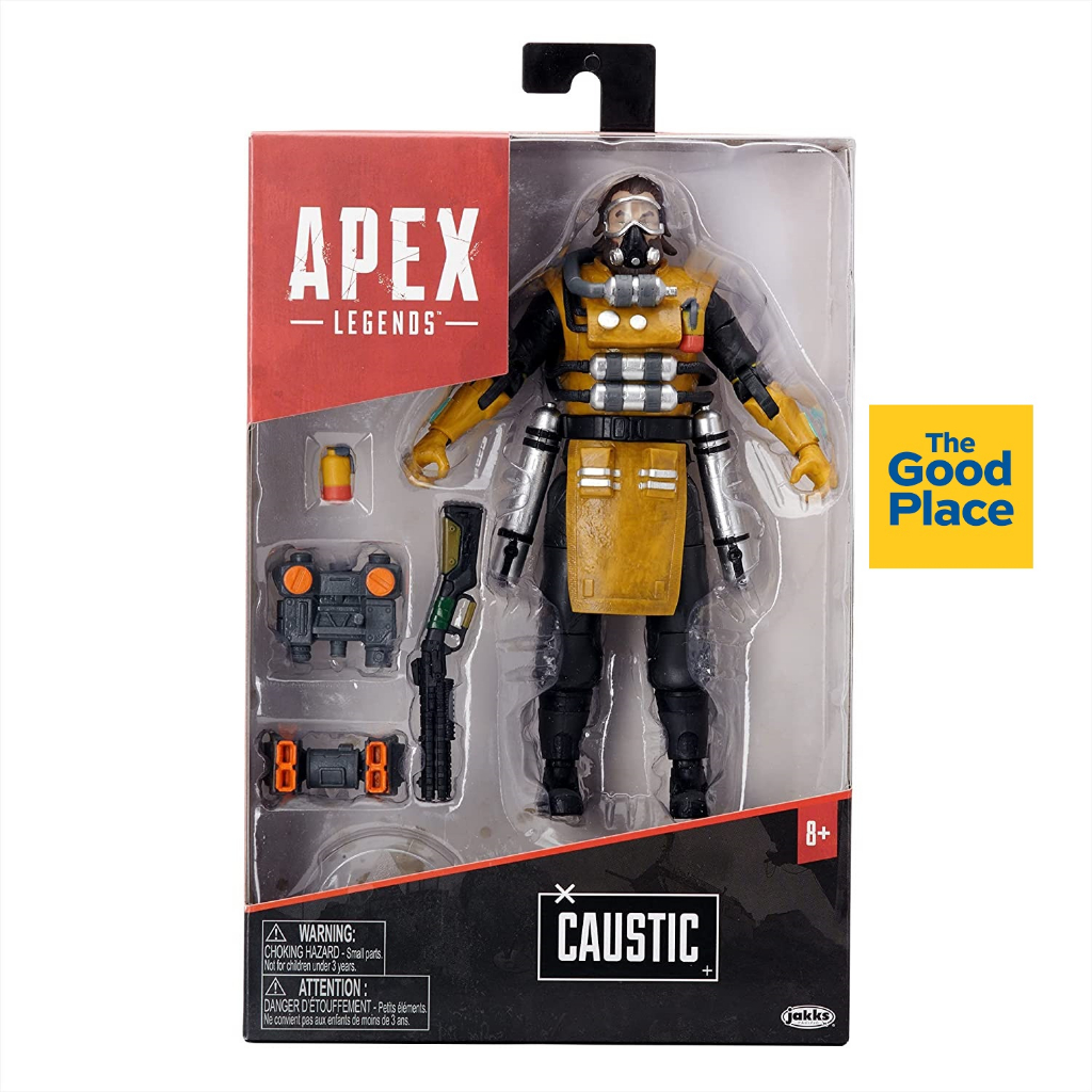 JAKKS Electronic Arts Apex Legends Action Figure 6-Inch Caustic ...