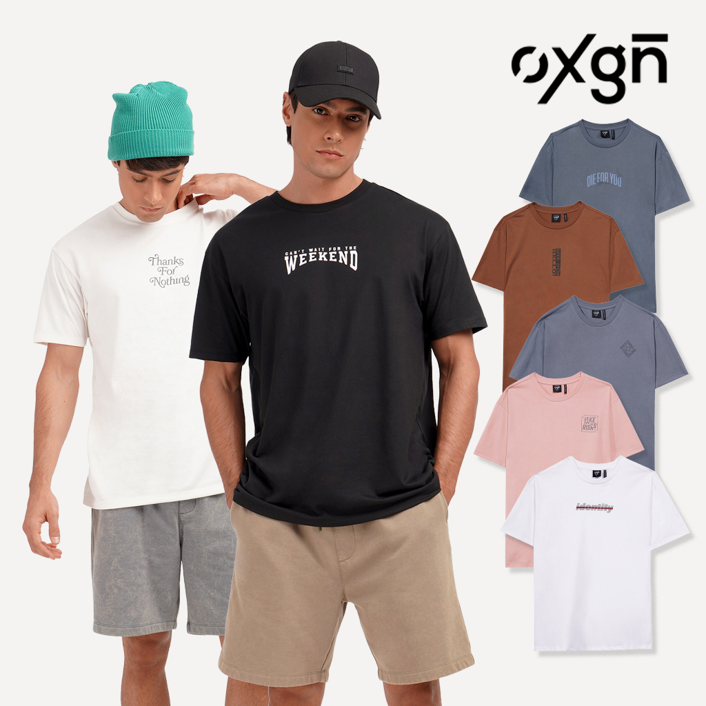 OXGN Graphic Print T-Shirt Collection for Men | Shopee Philippines