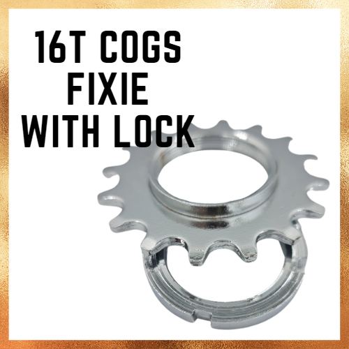 Sprocket Fixie Bike Cogs Fixie 16T with Lock | Shopee Philippines