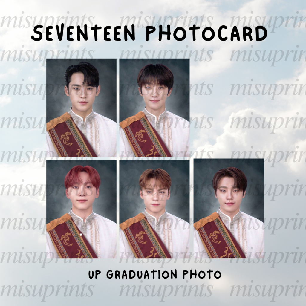 SEVENTEEN UP Graduation Photocards (Part 2) by MISUCART | Shopee ...