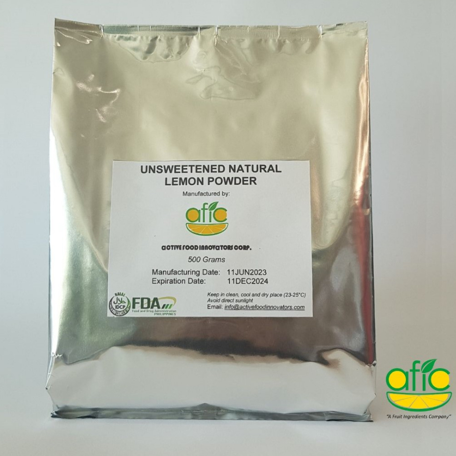 Unsweetened Natural Lemon Powder | 500 grams | Shopee Philippines