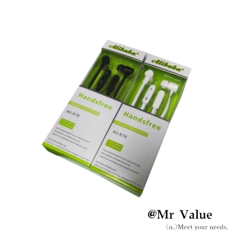 Mr Value Original Ali Earphone with Mic Microphone Sound Separating ...