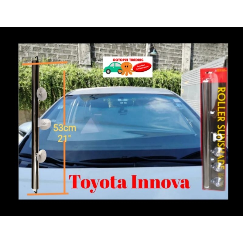 Innova accessories Tint rolling Sunshade for big windshield suitable ...