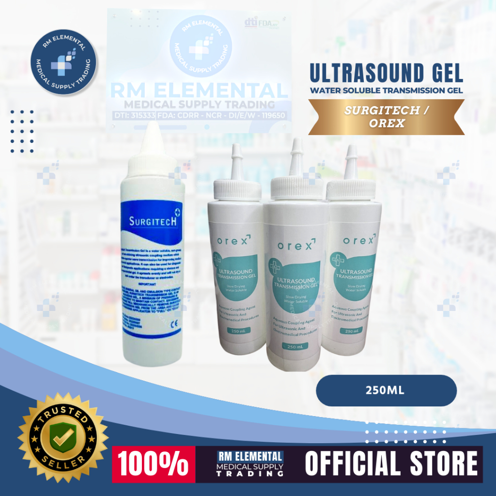 Orex/Surgitech Ultrasound Transmission Gel 250 ml | Shopee Philippines
