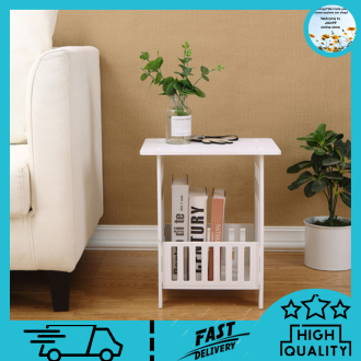 Square coffee table storage rack bedroom side table | Shopee Philippines