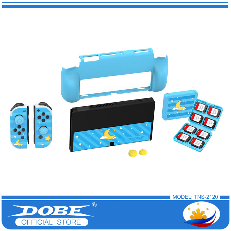 Dobe Nintendo Switch OLED Protective Kit Game and Console Case, Rocker ...