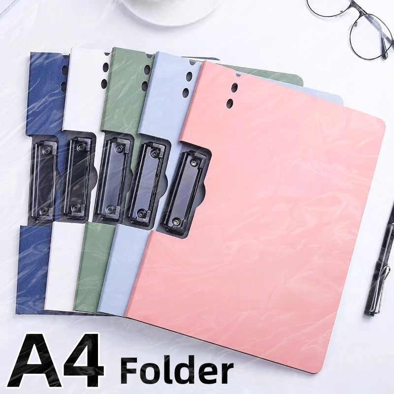 A4 Foldable Horizontal Double Documents Clipboard File Folder Paper ...