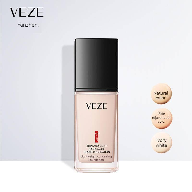 Lightweight base Concealer Oil- control Liquid Foundation Brighten Skin ...