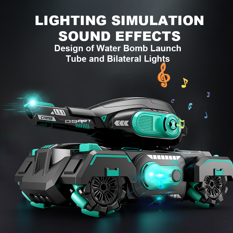 Remote Control Vehicle RC Car Water Bomb Tank Battle Game Combat Toy ...