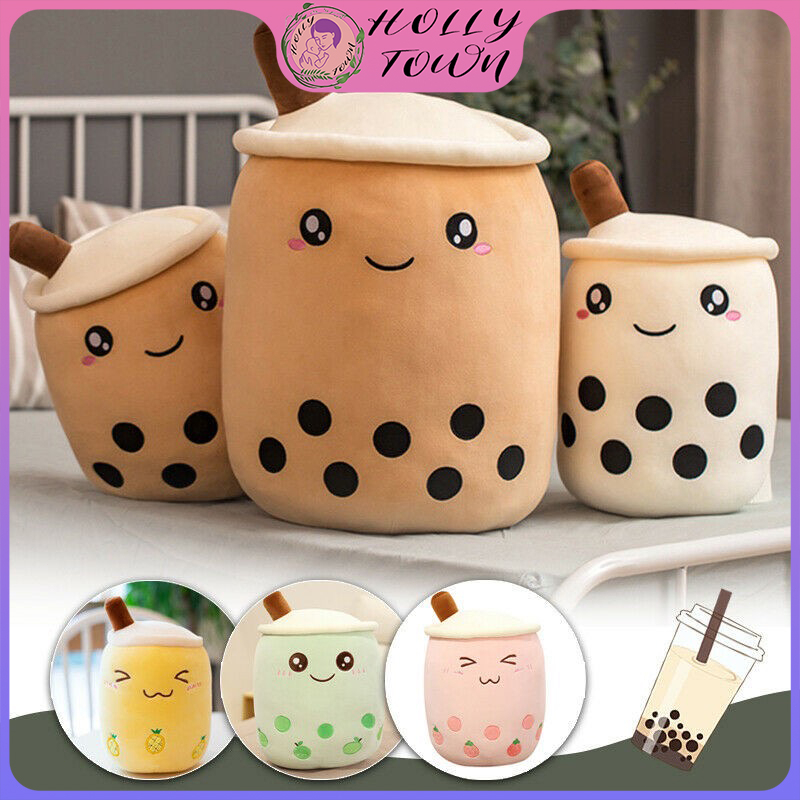 50cm Big MilkTea Pearl Tea Stuff Toy Milk tea Bubble Tea plush toy ...