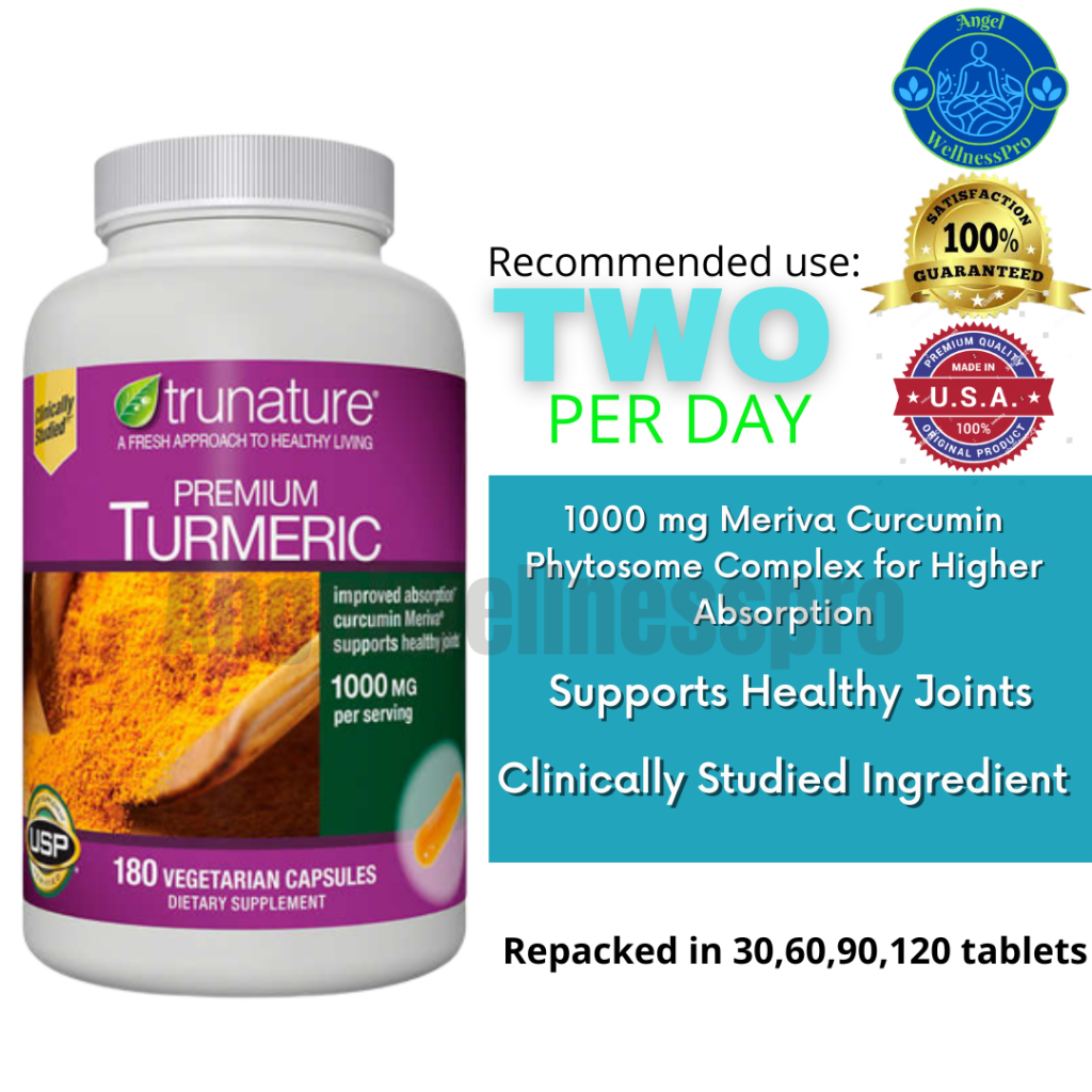 Trunature Premium Turmeric 1,000 mg | Shopee Philippines