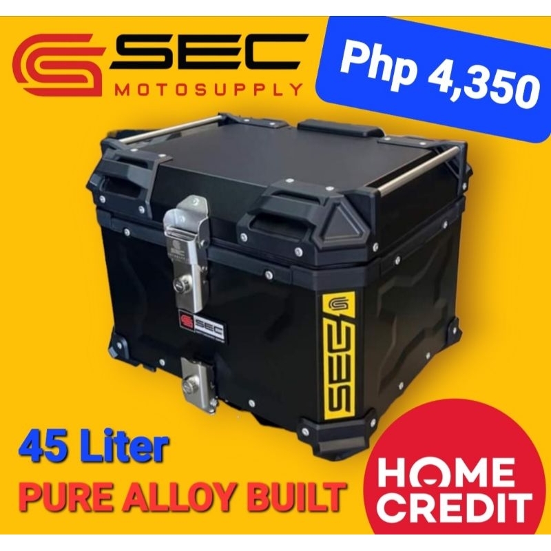 SEC 3X ALLOY TOP BOX 45 LITERS | Shopee Philippines