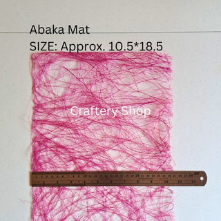Flat Abaka Mat Per FOLD 10.5x18.5 inches | Shopee Philippines