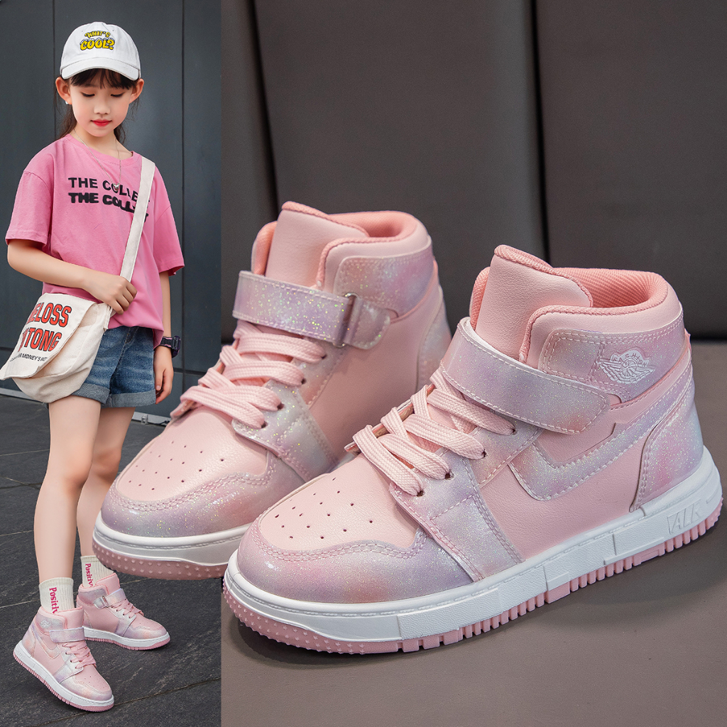 Fashion kids shoes high top sneakers shoes for kids casual skate shoes ...