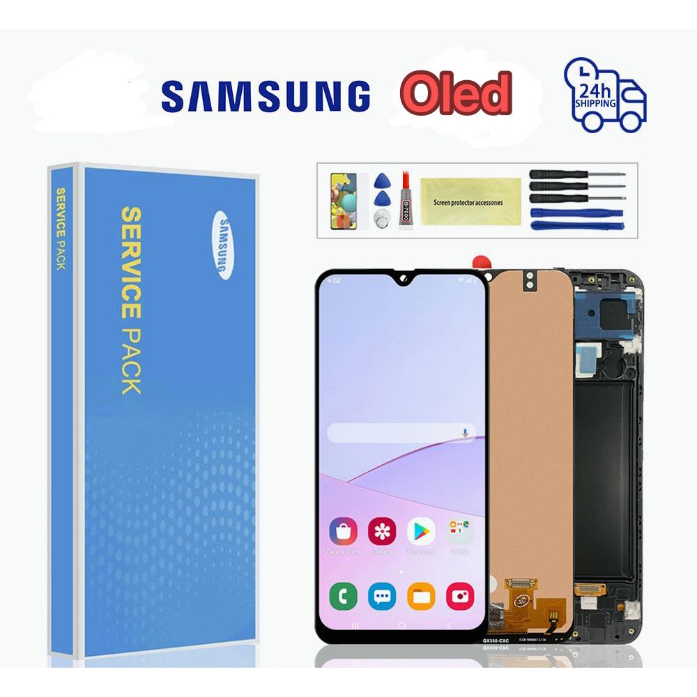 OLED LCD WITH FRAME FOR SAMSUNG A50S LCD WITH TOUCH SCREEN SUPPORT ...