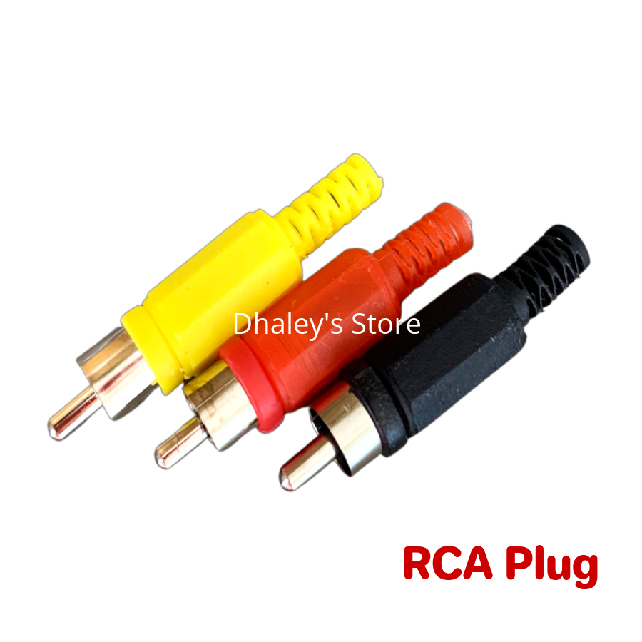 RCA Plug Connector Audio Plug Audio Video Plug Adapter Connector ...