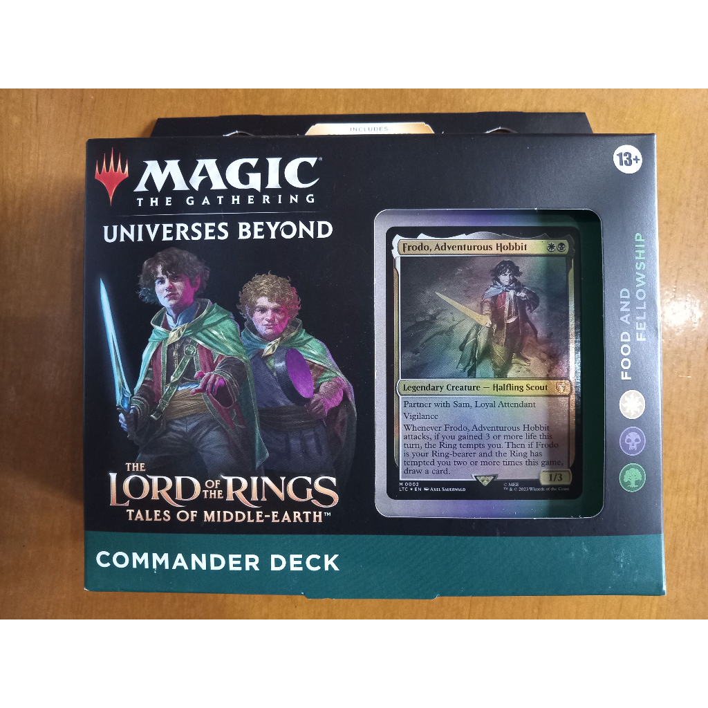 MTG Magic: the Gathering Sealed Food and Fellowship Lord of the Rings ...
