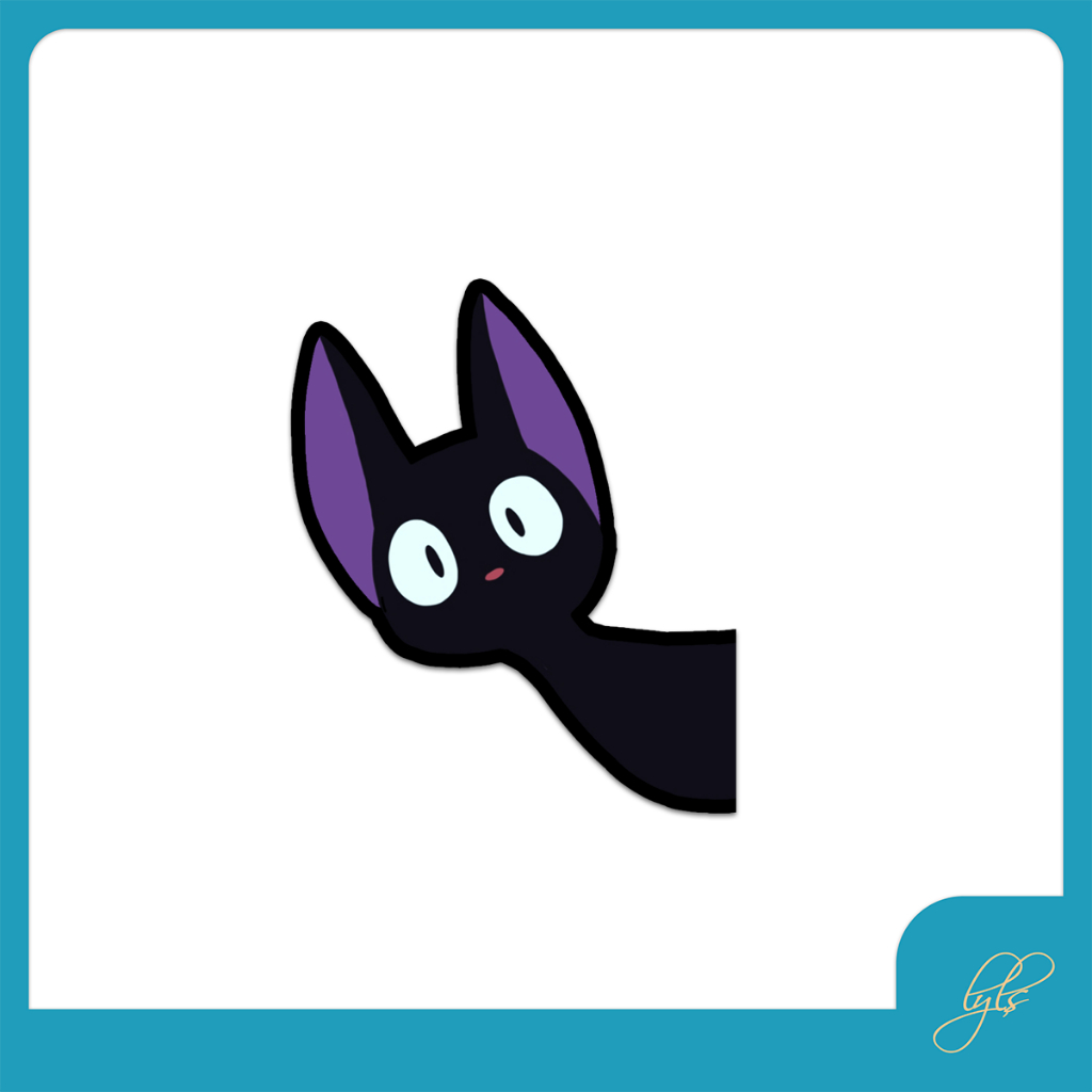 Jiji Studio Ghibli Anime Peeker / Peeking Sticker | Shopee Philippines