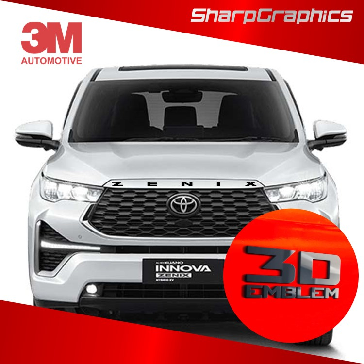 Toyota Innova ZENIX 3D Hood Emblem Set | Shopee Philippines
