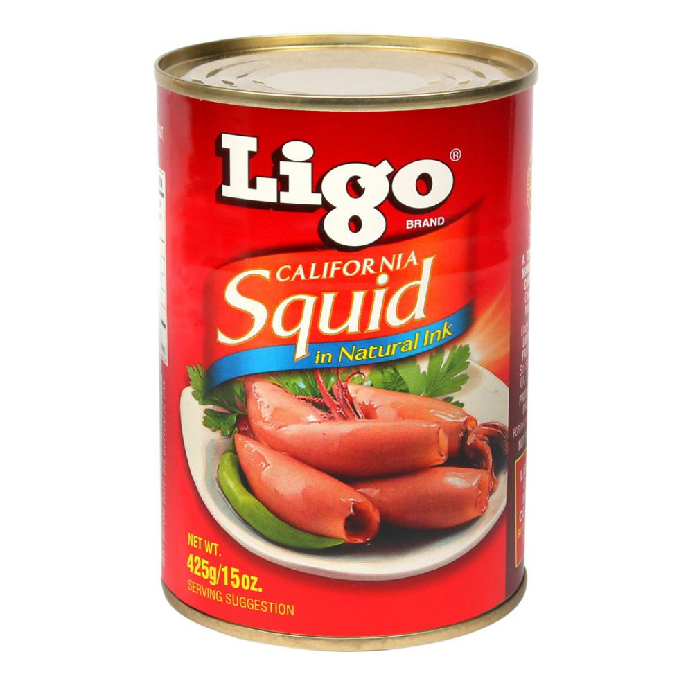 Ligo California Squid In Natural Ink 425g | Shopee Philippines