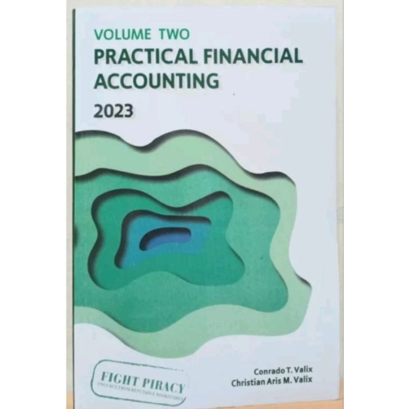 PRACTICAL FINANCIAL ACCOUNTING 2023 ed vol.2 by valix | Shopee Philippines