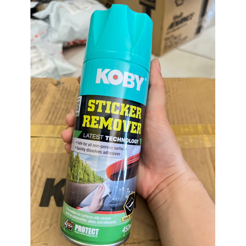 Motor Koby Sticker Remover Residue Paint Remover Quickly Remove 450ml ...