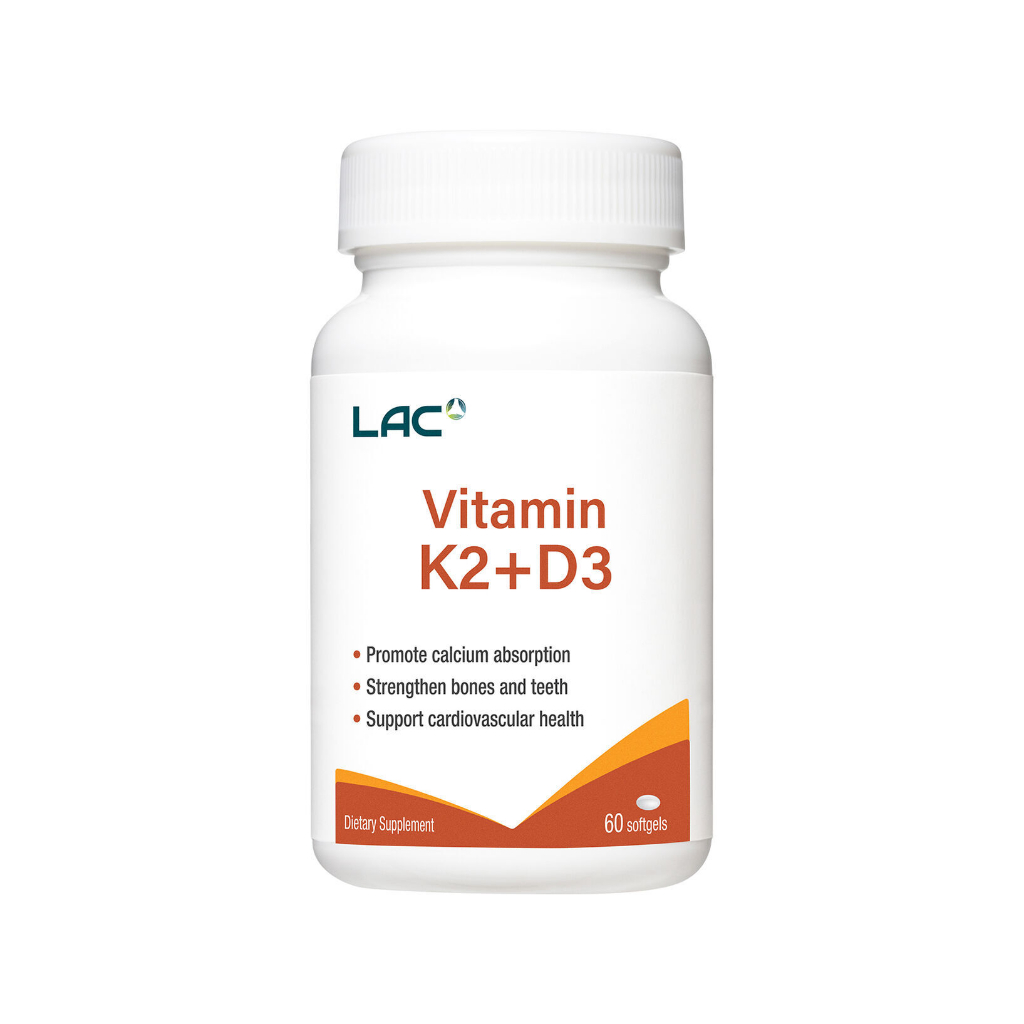 LAC Vitamin K2 + D3 60 Softgels (Consume within March 2028) | Shopee ...
