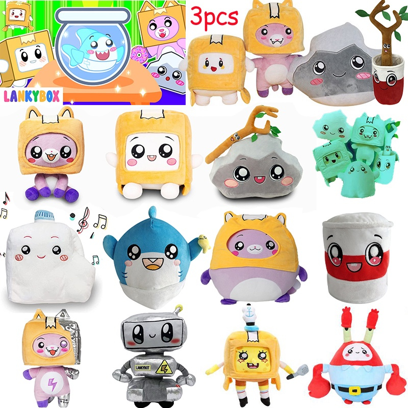 3pcs/set Box Stuffed Toy Game Figure Plush Doll Kids Gift stuffed toy ...