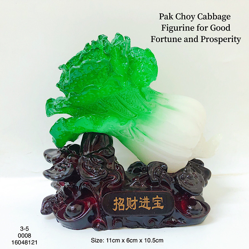 Sale! Fengshui Cabbage Hundred Luck Pak Choy Pak Choi Petchay Figurine ...