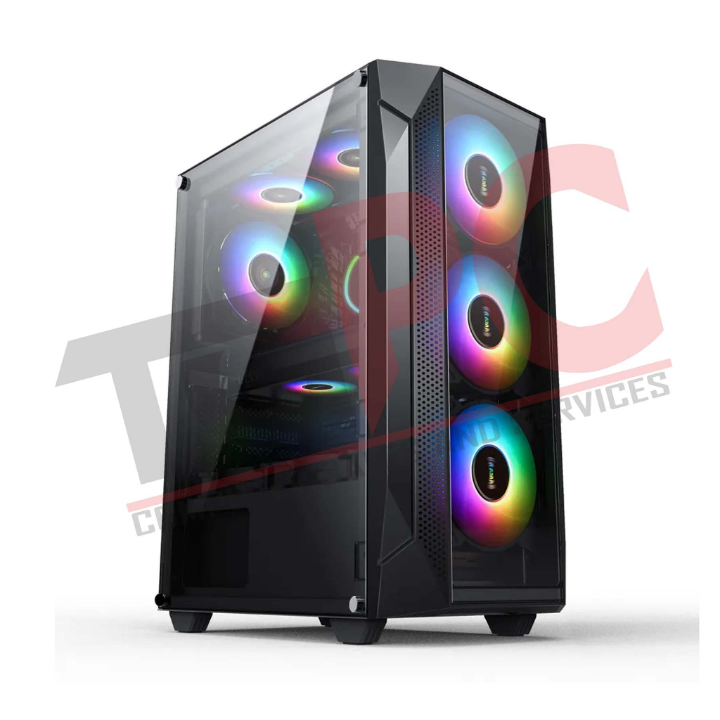 Keytech T1000 Tempered Glass Mid Atx Computer Case | Shopee Philippines