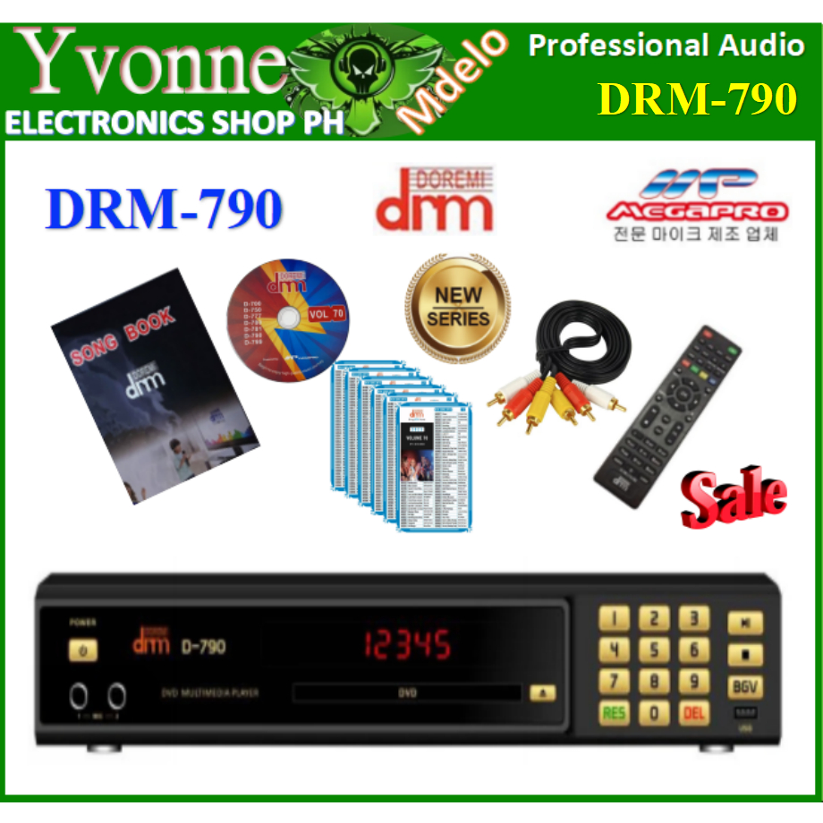 The Doremi MEGAPRO (DRM-790 Player) Doremi D-790 Karaoke DVD Player ...