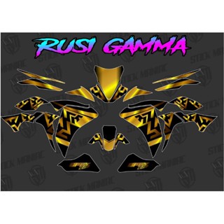 Rusi Gamma 200 decals sticker, Laminated | Shopee Philippines