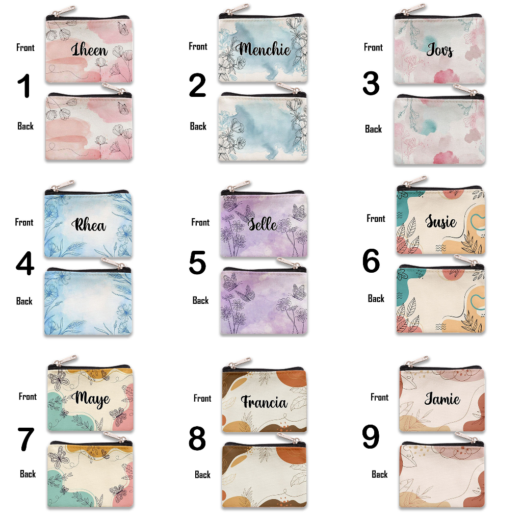 Personalized Coin purse (Minimalist Collection) | Shopee Philippines