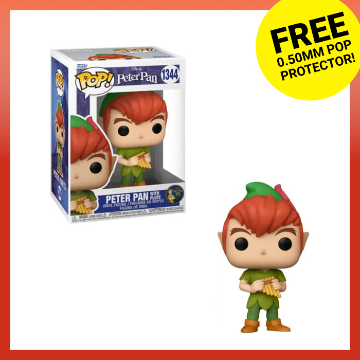 Disney: Peter Pan - Peter Pan With Flute #1344 Funko Pop Vinyl Figure ...