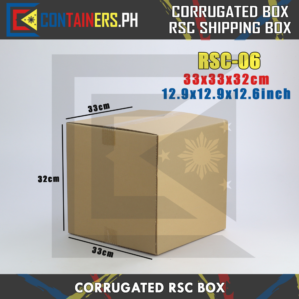 CONTAINERS.PH Brown Kraft Corrugated RSC Box Shipping Box Packaging Box ...