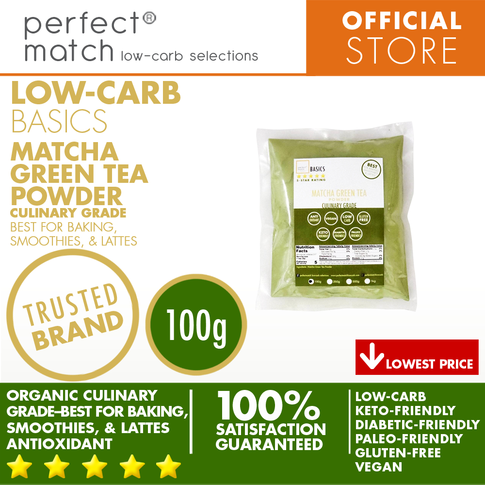 PerfectMatch Low-carb® l Matcha Green Tea Powder l Culinary Grade I ...