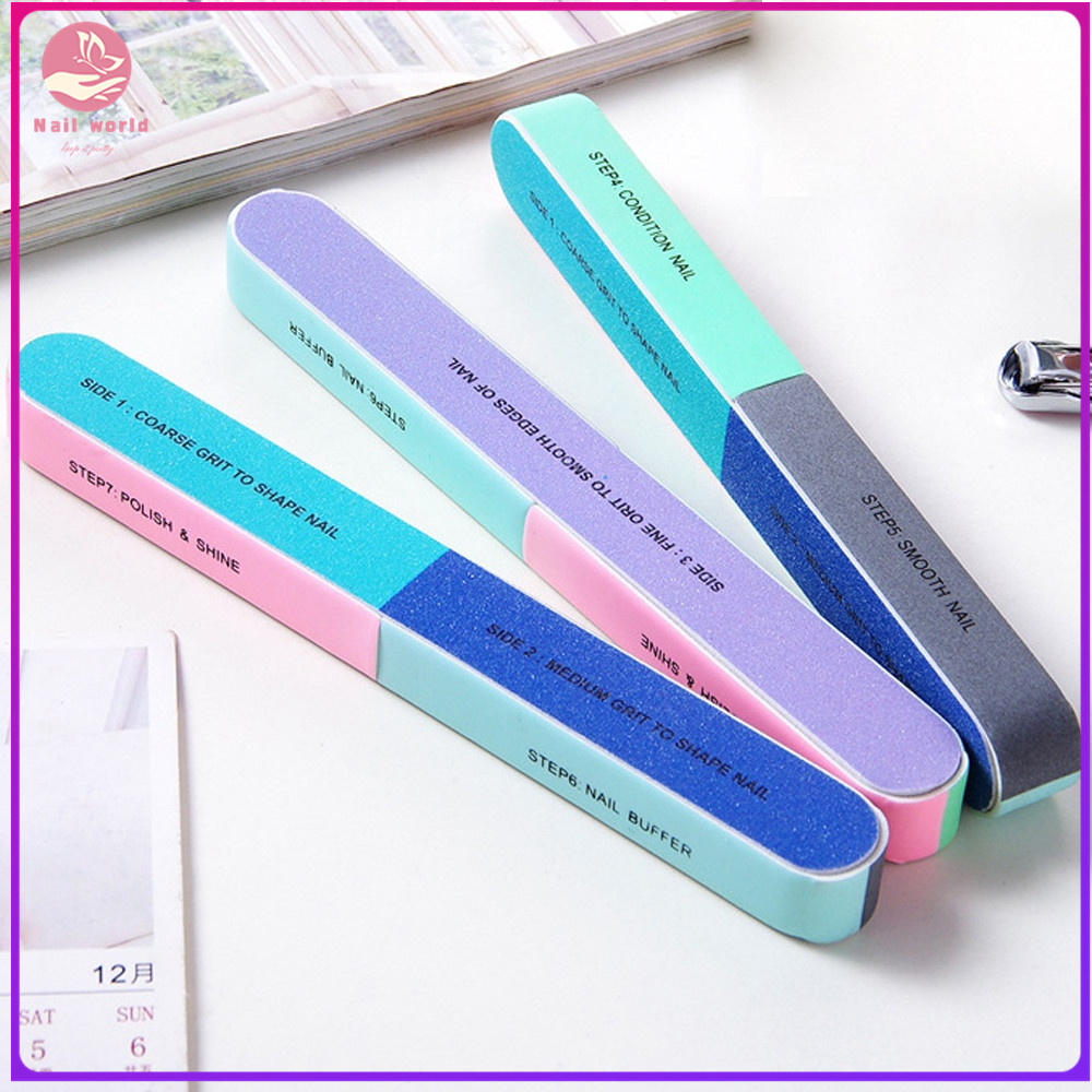 Nail.world Nail File Creative Function Print Finger Polishing EVA Emery ...