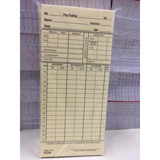 Shop time card for Sale on Shopee Philippines