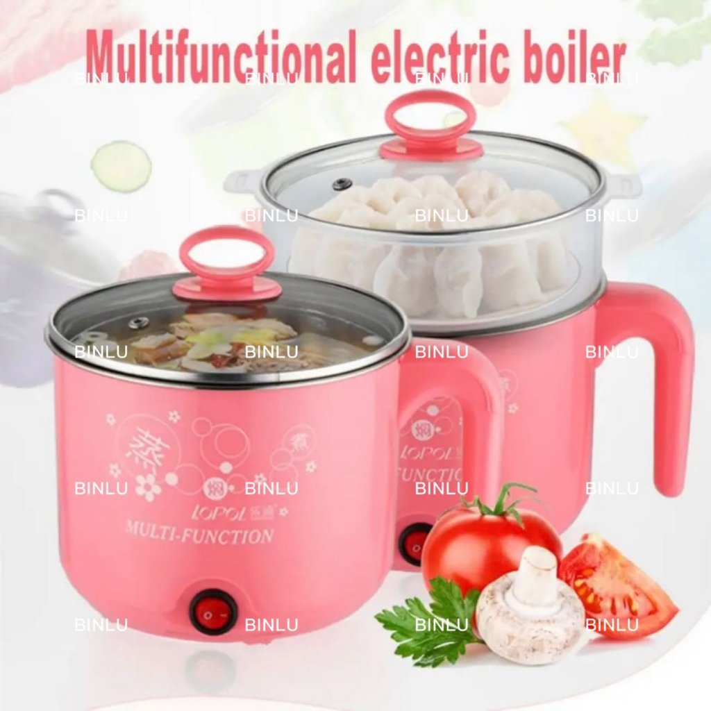 1.5L Electric Multifunction stainless steel,noodle ramen pot,rice ...